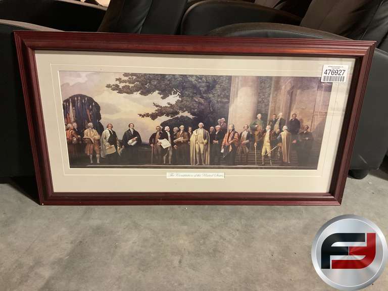 THE CONSTITUTION OF THE UNITED STATES” FOUNDING FATHERS MURAL - Freije ...