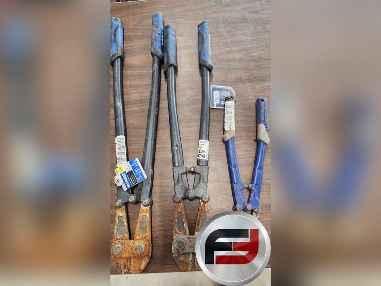 (2) 24" KOBALT BOLT CUTTERS, (1) 18" KOBALT BOLT CUTTERS - Freije ...