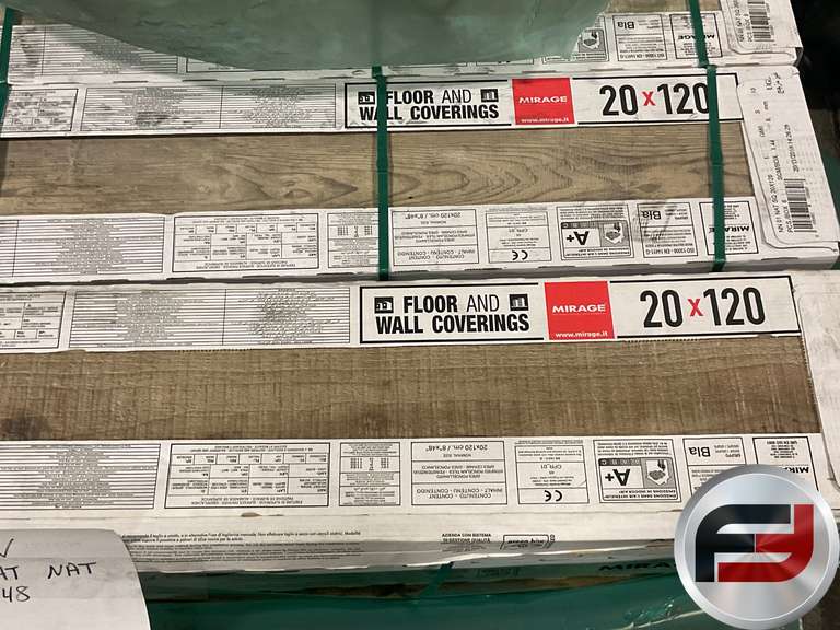 PALLET OF NOON, 8X48 STONE TILES, IN COLOR DAYLIGHT, QTY - Freije ...