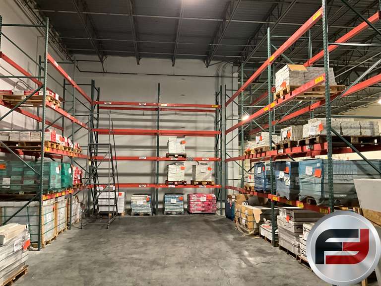 7 SECTIONS OF PALLET RACKING, NO CONTENT RACK ONLY - Freije & Freije ...
