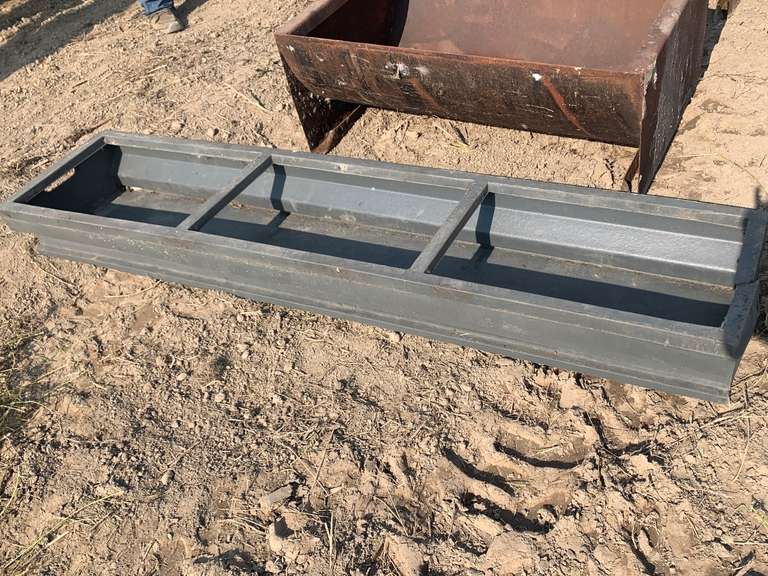 Metal Feed Trough - Kreeger & Associates