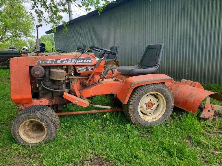Gilson G-16 Yard Tractor w/Tiller - Kramer Auction LLC