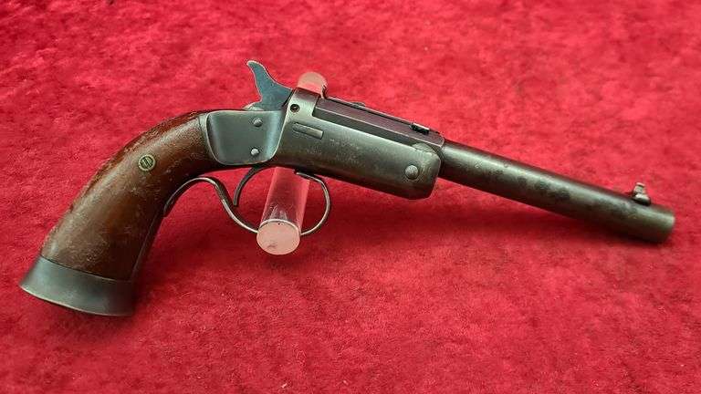 J Stevens 22 cal Tip Up Pistol - Kramer Auction LLC