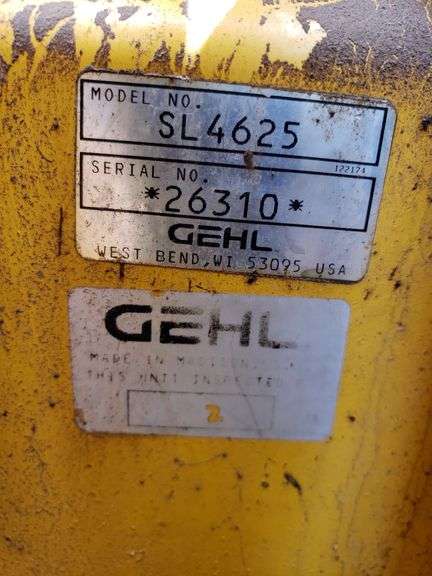 GEHL 4625 SX Skid Steer - Kramer Auction LLC