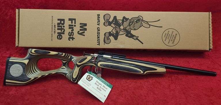 NIB Cricket 22 Rifle w/Thumbhole Stock - Kramer Auction LLC