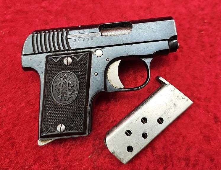 Early Bronco Model 1918 Automatic 25 cal Pistol - Kramer Auction LLC