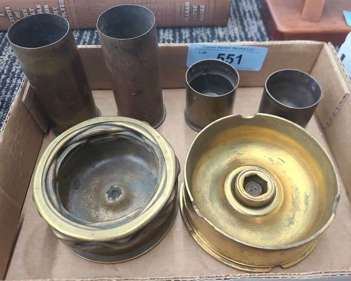 collection of Military Shell Casings - Kramer Auction LLC