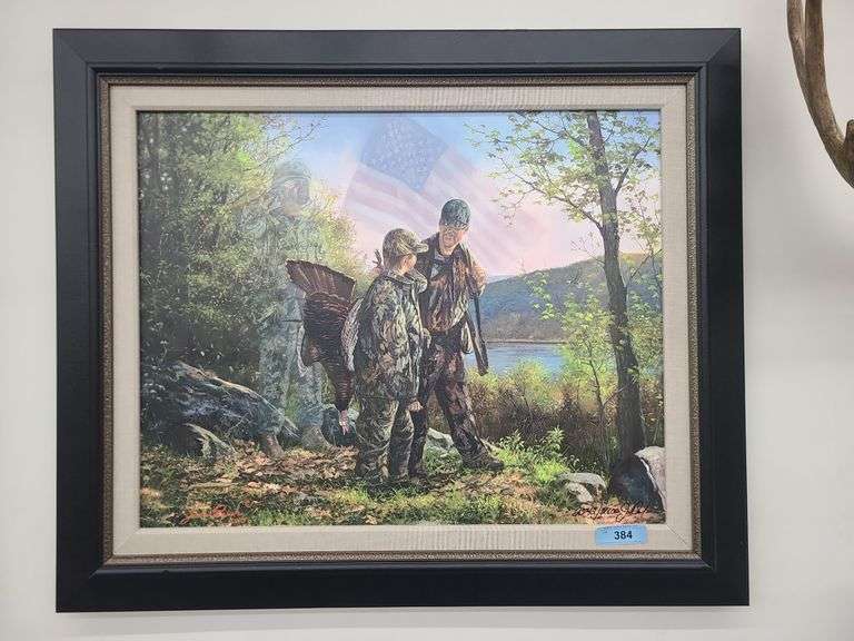 NWTF Canvas framed Print - Kramer Auction LLC