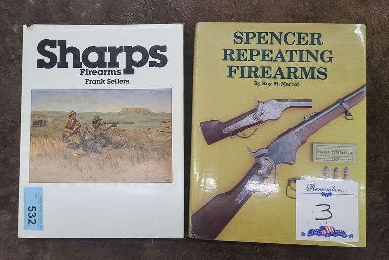 Sharps & Spencer Hard Cover Gun Books - Kramer Auction LLC