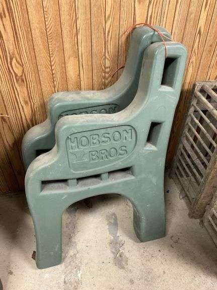 2 Hobson Brothers bench ends - Legacy Auction Company
