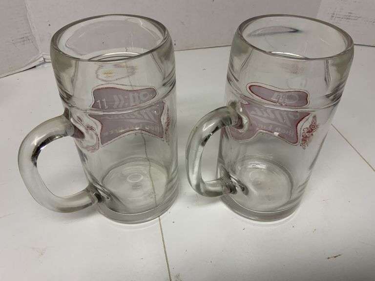 Miller High Life mugs 8 in. tall - Legacy Auction Company