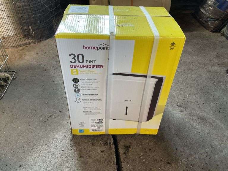 Homepoint .30 pint dehumidifier - Legacy Auction Company