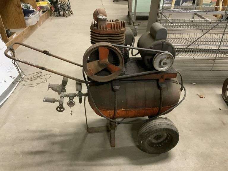 Old air compressor, as is - Legacy Auction Company