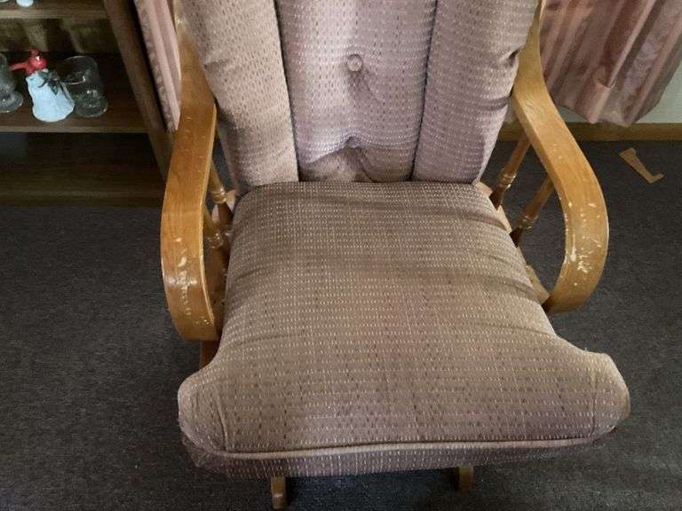 Glider and footstool - Legacy Auction Company
