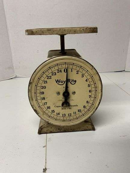 Way Rite vintage scale - Legacy Auction Company