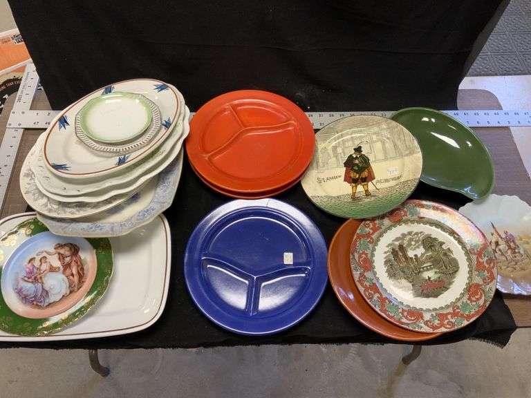 Divided plates, collector plates, platters - Legacy Auction Company