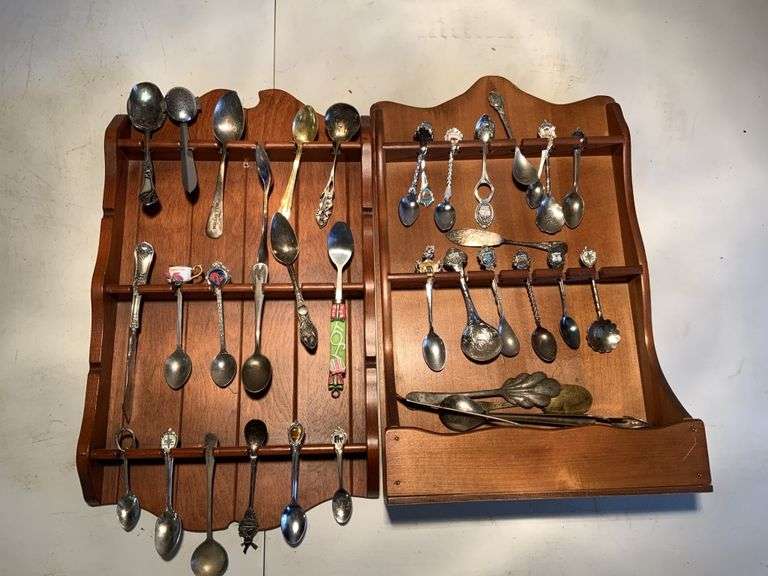 Collector spoons and racks - Legacy Auction Company