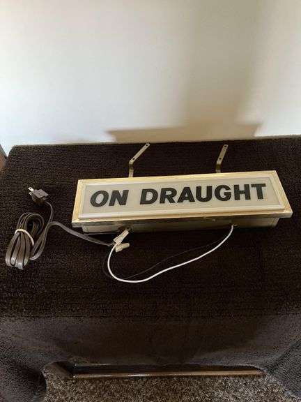 On Draught Accessory Lighted Sign - Legacy Auction Company