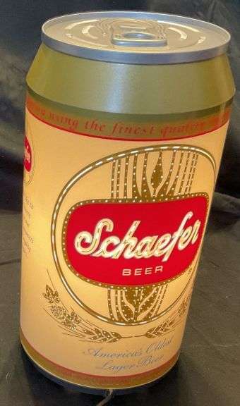 Schaefer beer motion beer can - Legacy Auction Company