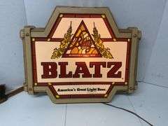 1977 Blatz Beer lighted sign - Legacy Auction Company