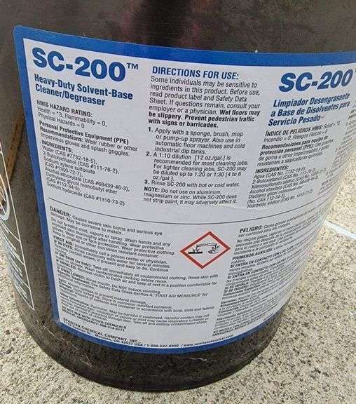 Spartan "SC-200" Heavy Duty Solvent Base - Legacy Auction Company