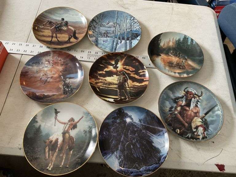 Native American collector plates - Legacy Auction Company
