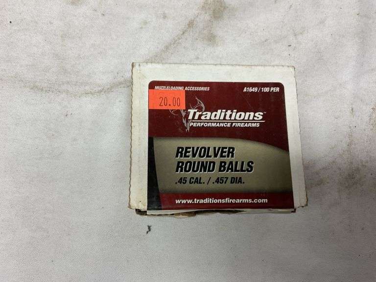 45 caliber round balls - Legacy Auction Company