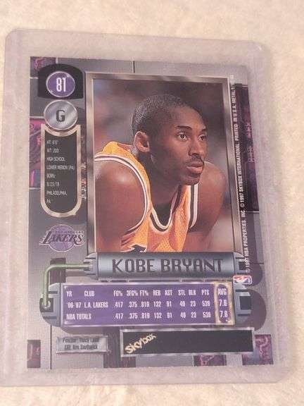 Kobe Bryant "1997-97" Skybox Metal Universe #81 - Legacy Auction Company
