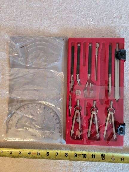 Vintage U. S. Government Drafting Instrument Set - Legacy Auction Company
