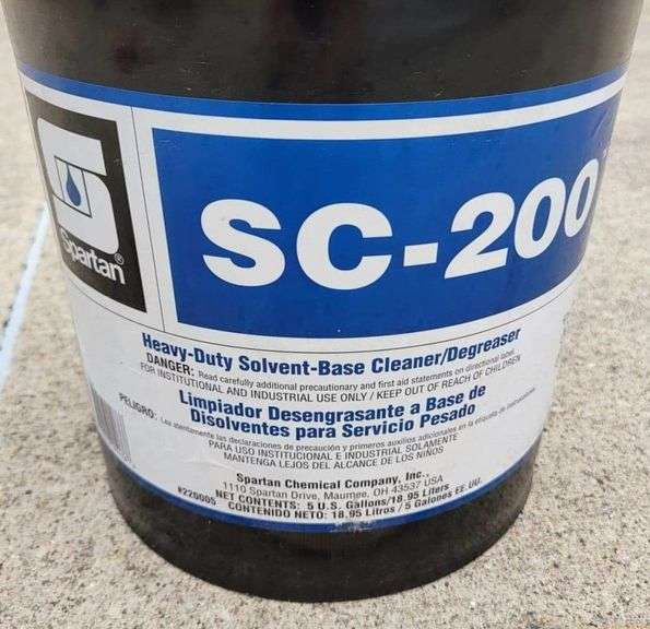 Spartan "SC-200" Heavy Duty Solvent Base - Legacy Auction Company