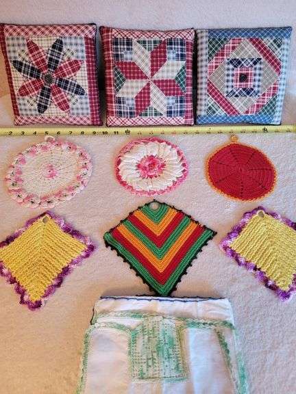 Vintage Handmade Items: Minature Pillows, - Legacy Auction Company
