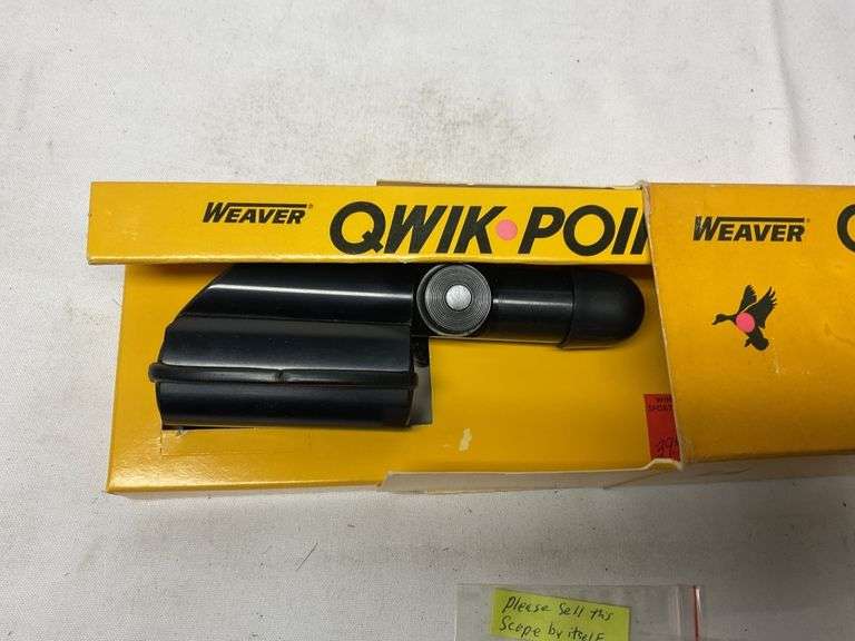Weaver Qwik Point scope, NIB - Legacy Auction Company