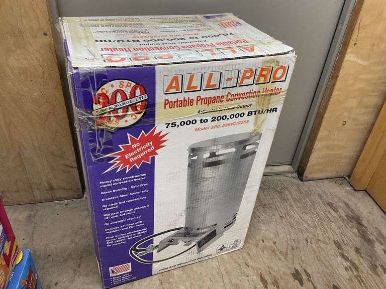 All-Pro 200,000 BTU propane heater - Legacy Auction Company
