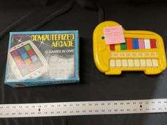 Tandy 12 computerized arcade and blue box - Legacy Auction Company