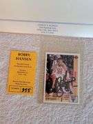 Bobby Hansen (Autographed Chicago Bulls Card) & - Legacy Auction Company
