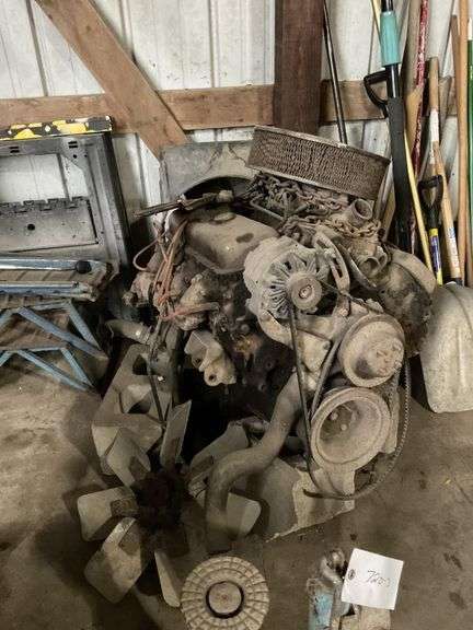 366 Chevy big block, as is buyer removes from - Legacy Auction Company