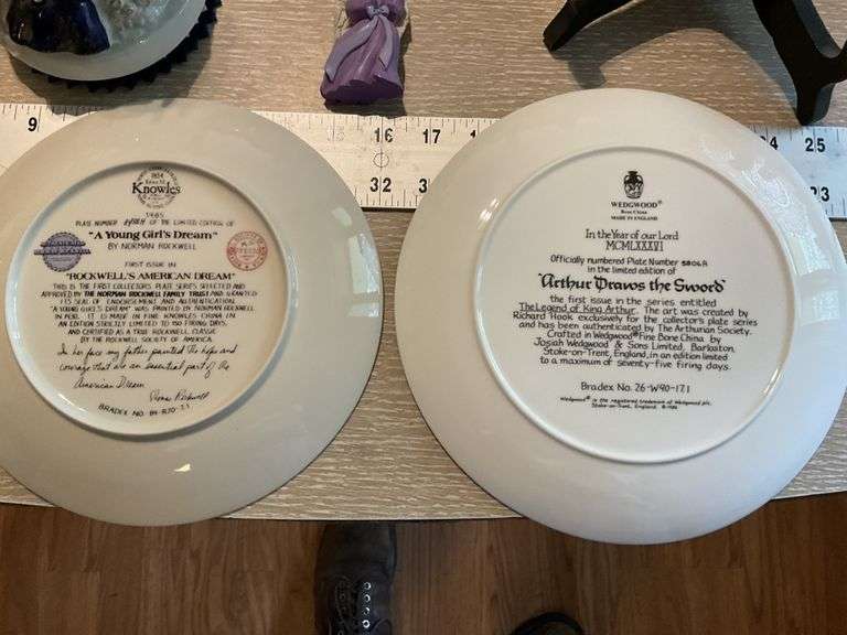 Food chopper, music box assorted plates etc. - Legacy Auction Company