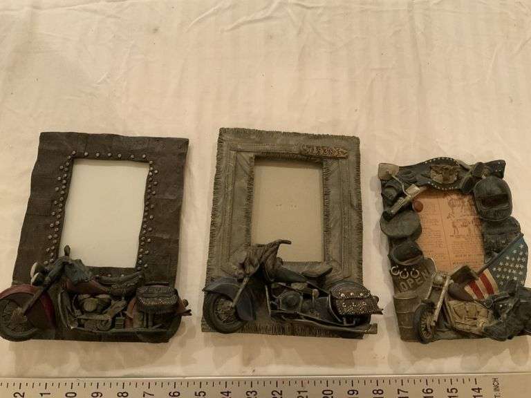 Motorcycle picture frames - Legacy Auction Company