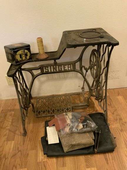 Antique Singer sewing machine stand, - Legacy Auction Company