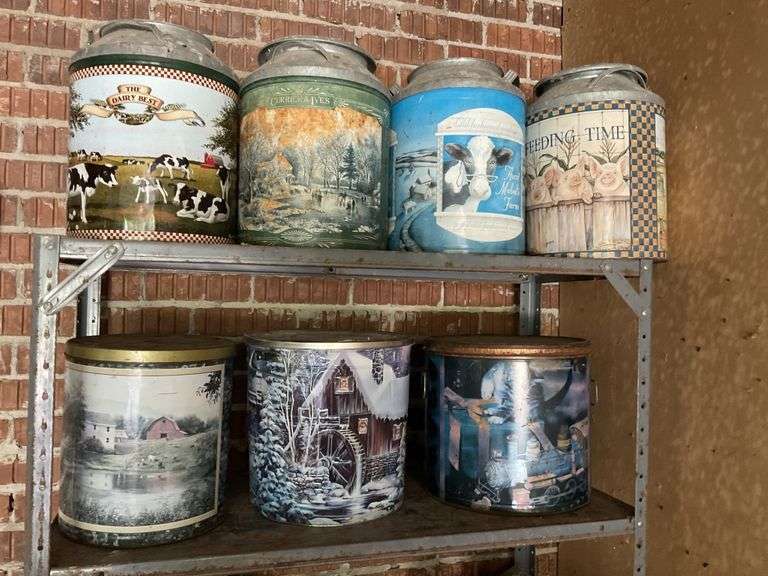 Seven tins - Legacy Auction Company