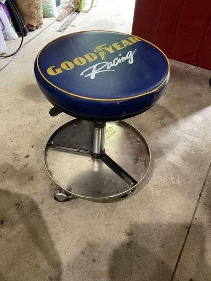 Goodyear racing shop Stool - Legacy Auction Company