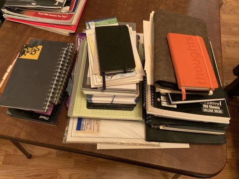 Notebooks, etc - Legacy Auction Company