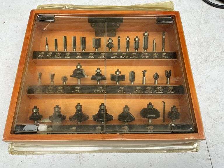 Craftsman 30 piece router bit set - Legacy Auction Company