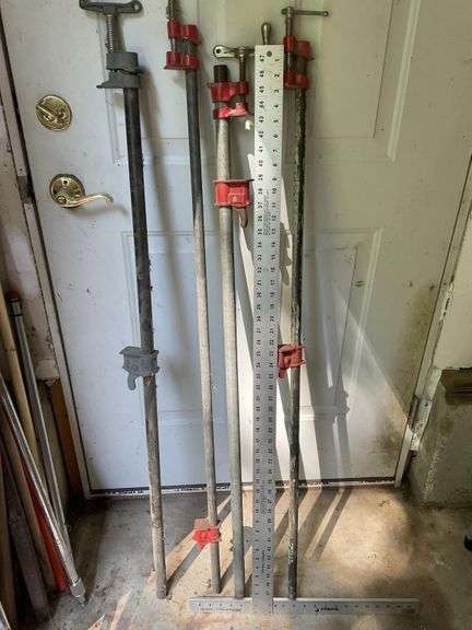 4-4 Foot pipe clamps - Legacy Auction Company