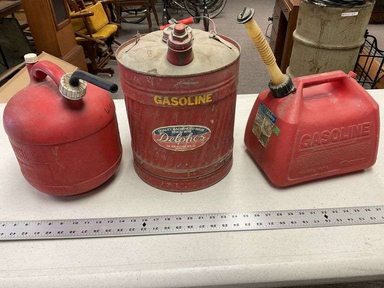 Three gas containers - Legacy Auction Company