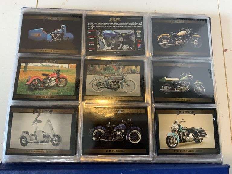 Motorcycle trading cards - Legacy Auction Company