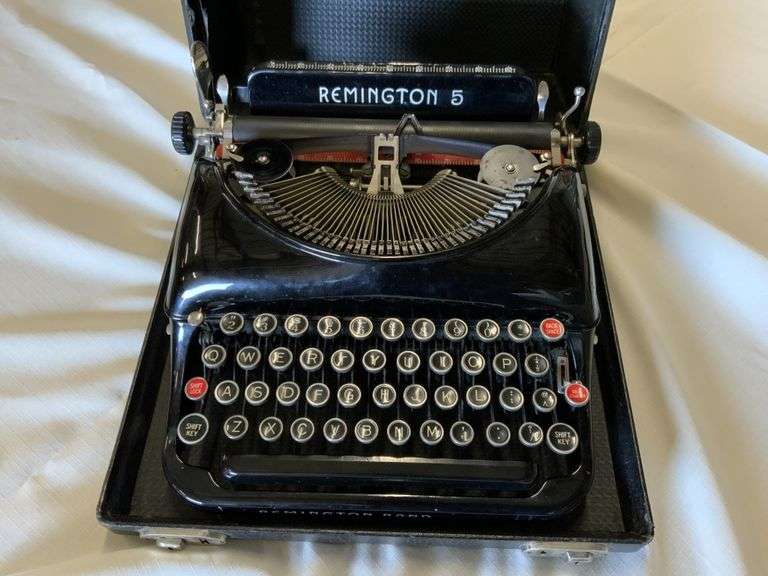 Vintage Remington 5 typewriter - Legacy Auction Company