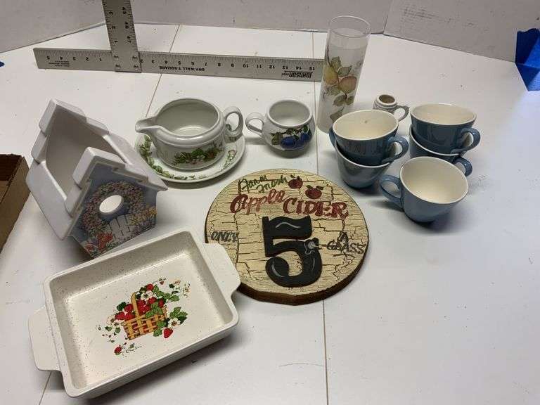 Cups, vase, planter, etc. - Legacy Auction Company