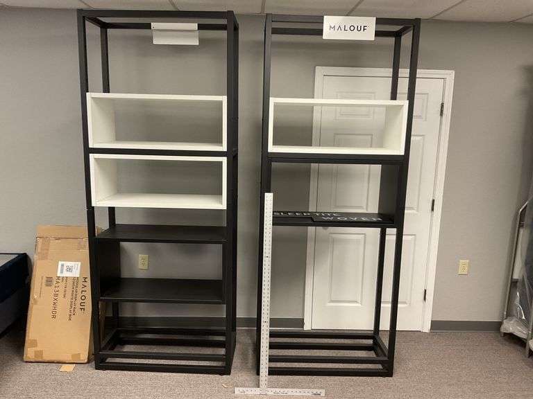36 x 90 1/2 x 15” deep shelf units. Two units put - Legacy Auction Company