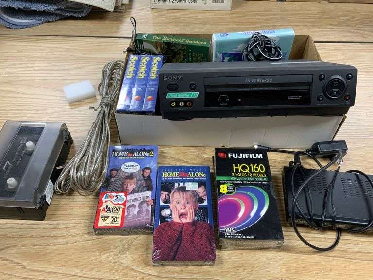 Sony VHS player, etc. - Legacy Auction Company